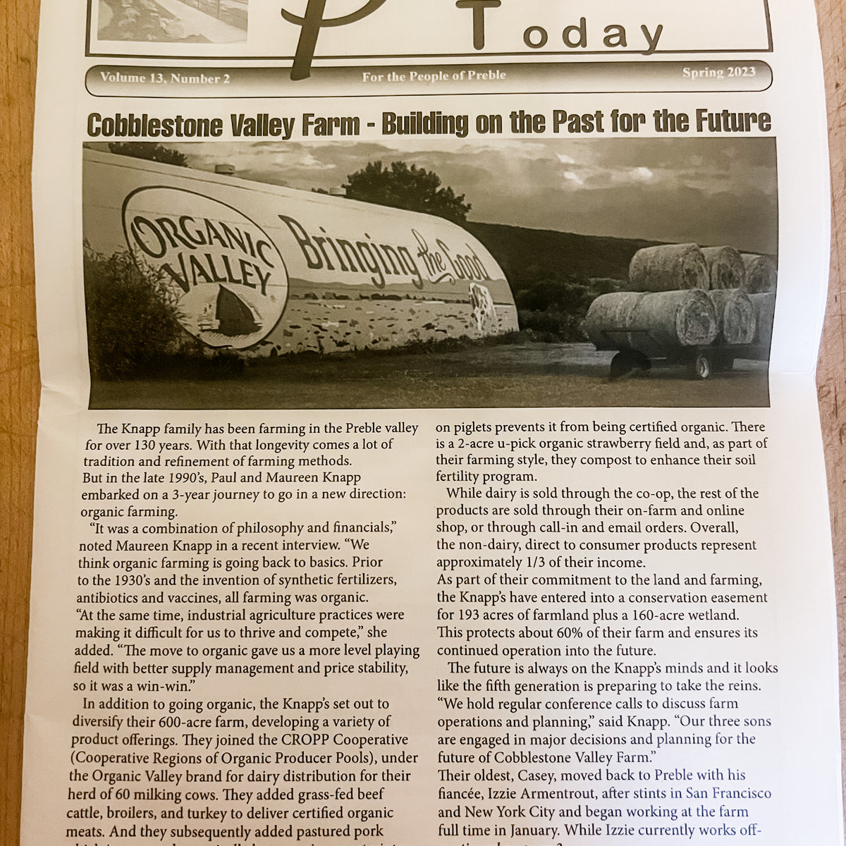 Building on the Past for the Future — Cobblestone Valley Farm